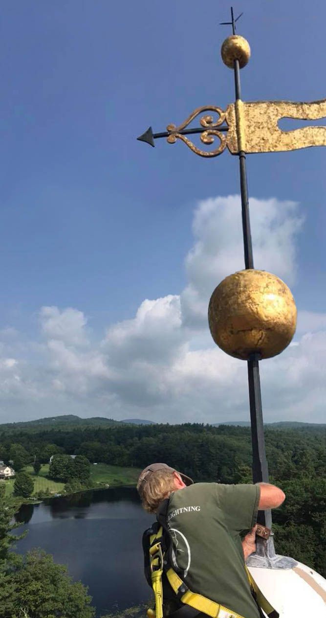 Decorative Lightning Protection Systems | East Coast Lightning Equipment